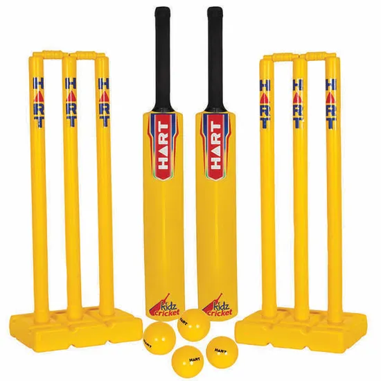 HART Kidz Cricket Kits Yellow Size 4