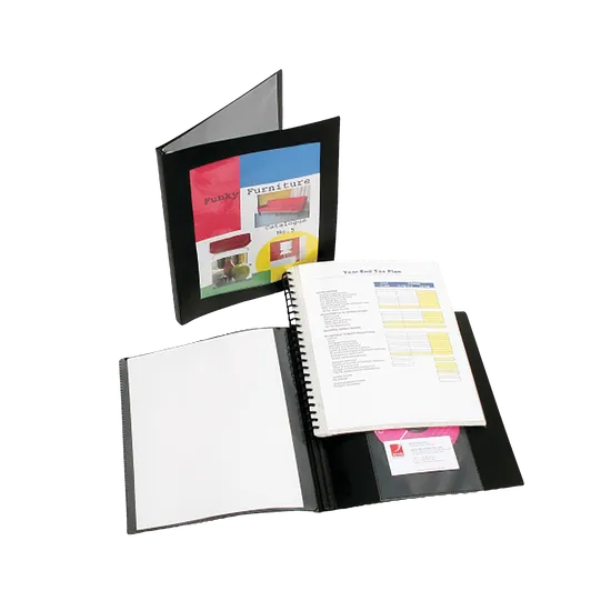 Refillable Display Book with 20 Pockets - A4