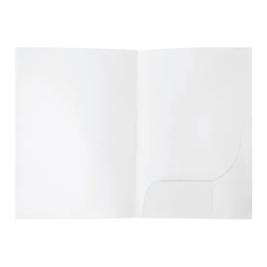 Marbig Presentation Folder A4 White - PK 50