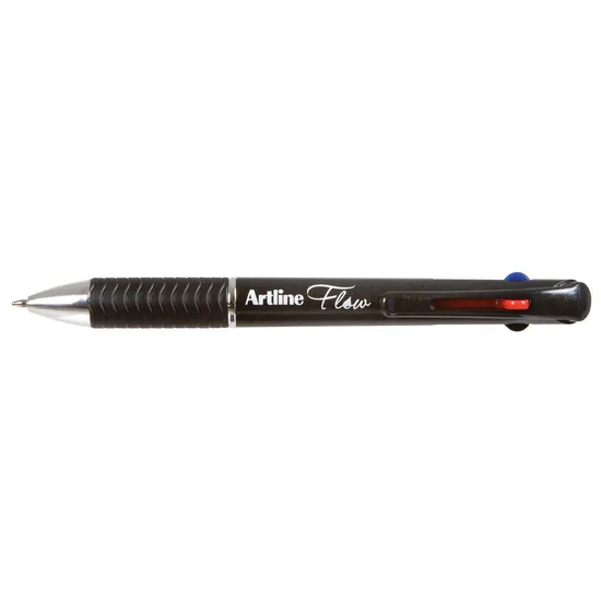 Artline Flow Retractable Pen 4 Colour - Pack of 12