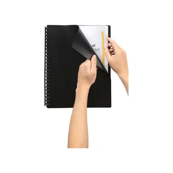 Marbig Display Book A4 Refillable Black