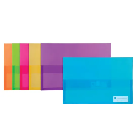 Marbig Polypick Foolscap Wallet Astd Col