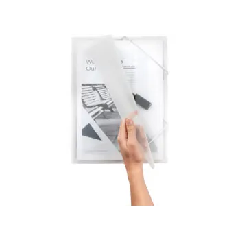 Marbig Document File W/Elastic Clear - MTA Catalogue