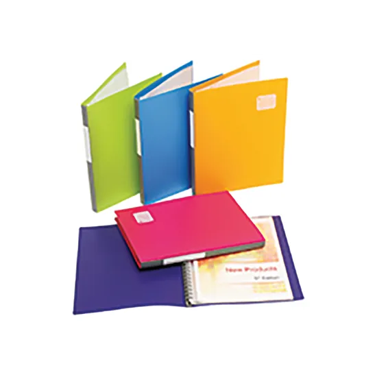 Refillable Display Books Astd Colours A4 - Pack 12