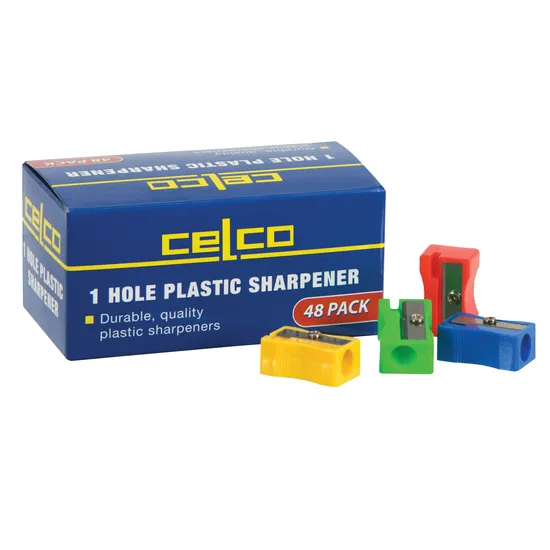 Celco Plastic 1 Hole Sharpener - Box 48