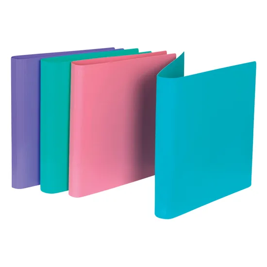 Marbig Soft Cover 2D A4 Ring Binder 25mm Astd Col
