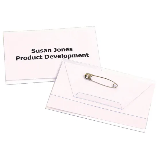 Rexel Convention Cardholder with Pin/Clip Box 50