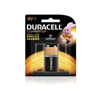 DURACELL COPPERTOP BATTERY 9V PK 1