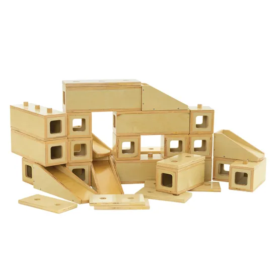 MTA Spaces - Large Wooden Blocks & Ramps - 35 Pieces - MTA Catalogue
