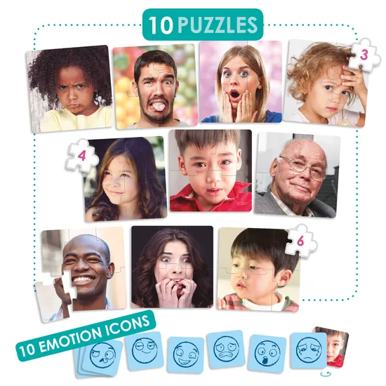 The Emotions Puzzles - Set of 10