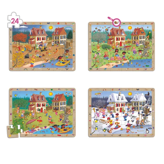 The Four Seasons Observation Puzzle Set of 4 - MTA Catalogue