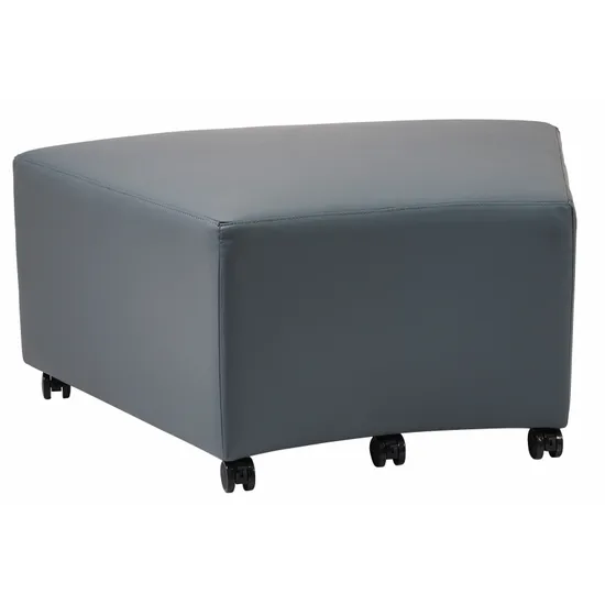 Aalto - Curved Ottoman - Grey - MTA Catalogue