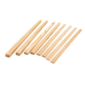 Hardwood Clay Strips - Pack of 8 - 60cm Long
