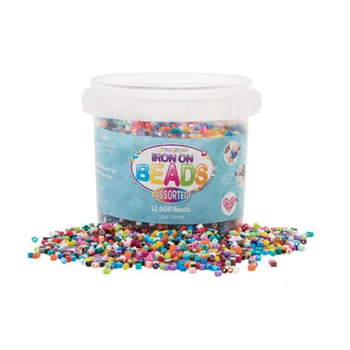 Creatistics Assorted Iron On Beads 5 mm- Pack of 12000