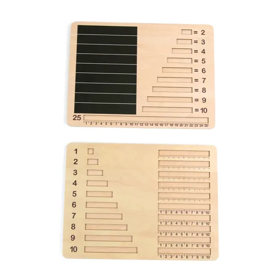 Fraction Bars Boards – Visual Fractions, Set of Boards - MTA Catalogue