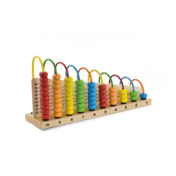 Math Abacus – Counting and Place Value, Wooden Frame