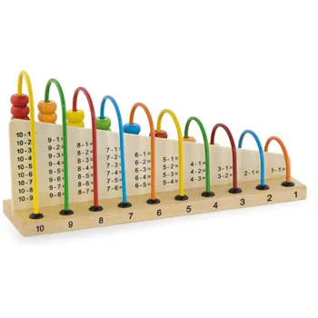 Math Abacus – Counting and Place Value, Wooden Frame - MTA Catalogue