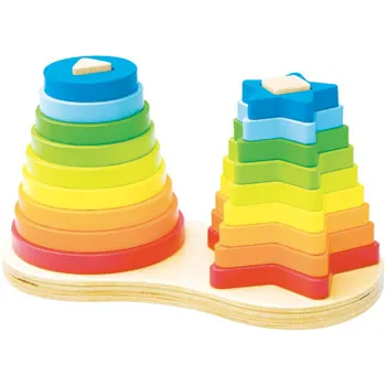 Rainbow Stackers 19 Pieces