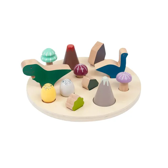 3D Dinosaur Block Play Set