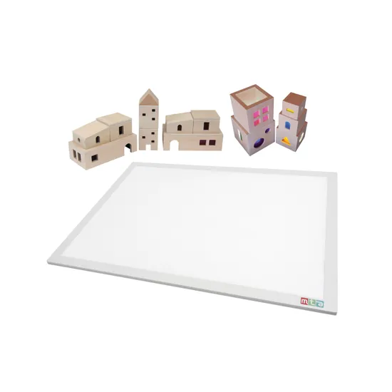 Translucent Play Set with Light Panel