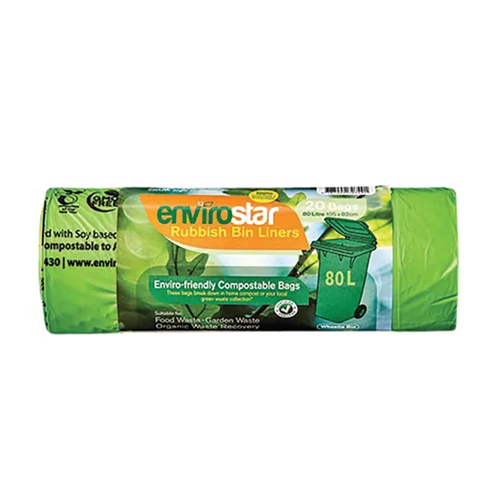 Envirostar Compost Bin Liner 80L - Roll of 20