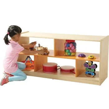 Natural Spaces Open Back Two Level Cabinet