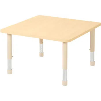 Aurum Spaces - Square Table - 80 x 80 cm - Natural - 39-61.5 cm