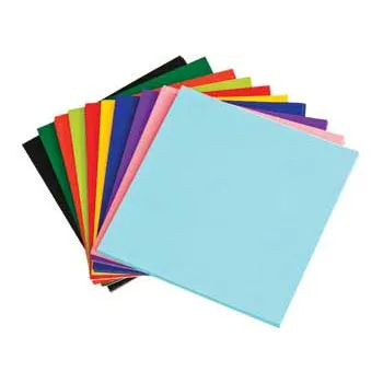 Assorted Cardboard Squares 20cm 290gsm - Pack of 100