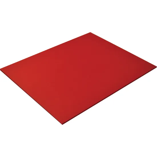 Red Lightweight Board (510 x 635mm) 250gsm - Pack of 20