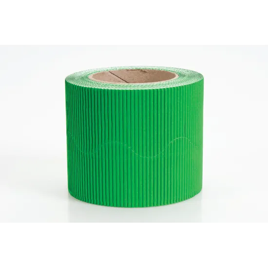 Green Corrugated Cardboard Roll