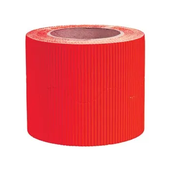Red Corrugated Border Roll (60mm x 30m)