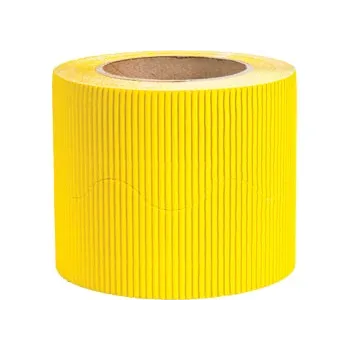 Yellow Corrugated Border Roll (60mm x 30m)