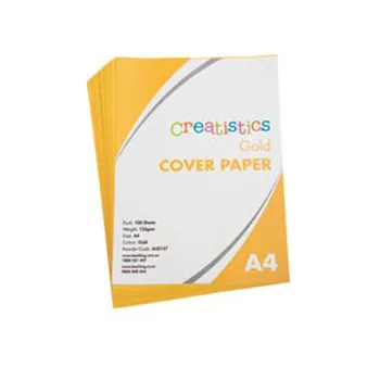 Gold Cover Paper A4 120gsm - Pack of 100