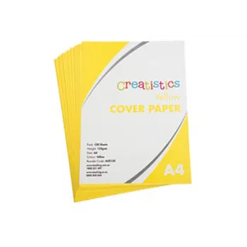 Yellow Cover Paper A4 120gsm - Pack of 100
