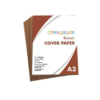 Brown Cover Paper A3 120gsm - Pack of 100