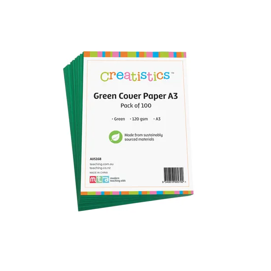 Green Cover Paper A3 120gsm - Pack of 100
