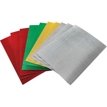 Metallic Corrugated Board A4 – Pack of 24