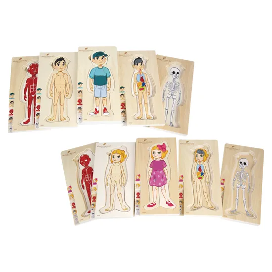 My Body Puzzle - Set of 2