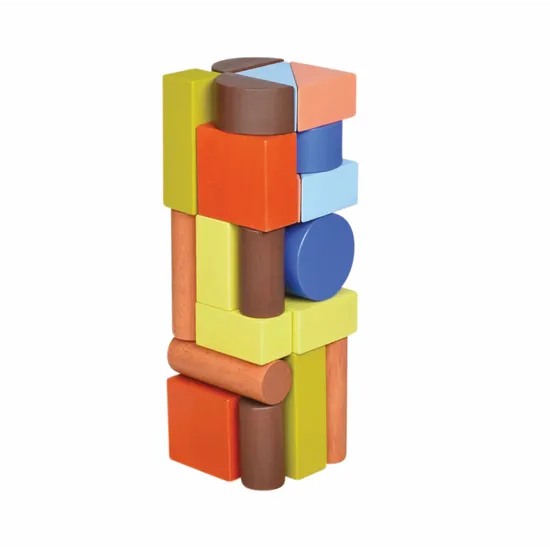 Unit Block Tower Colourful 26 Pieces