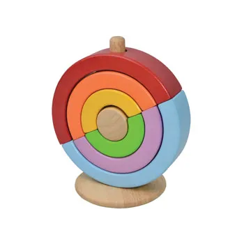 Circle Wooden Stacker 6 Pieces