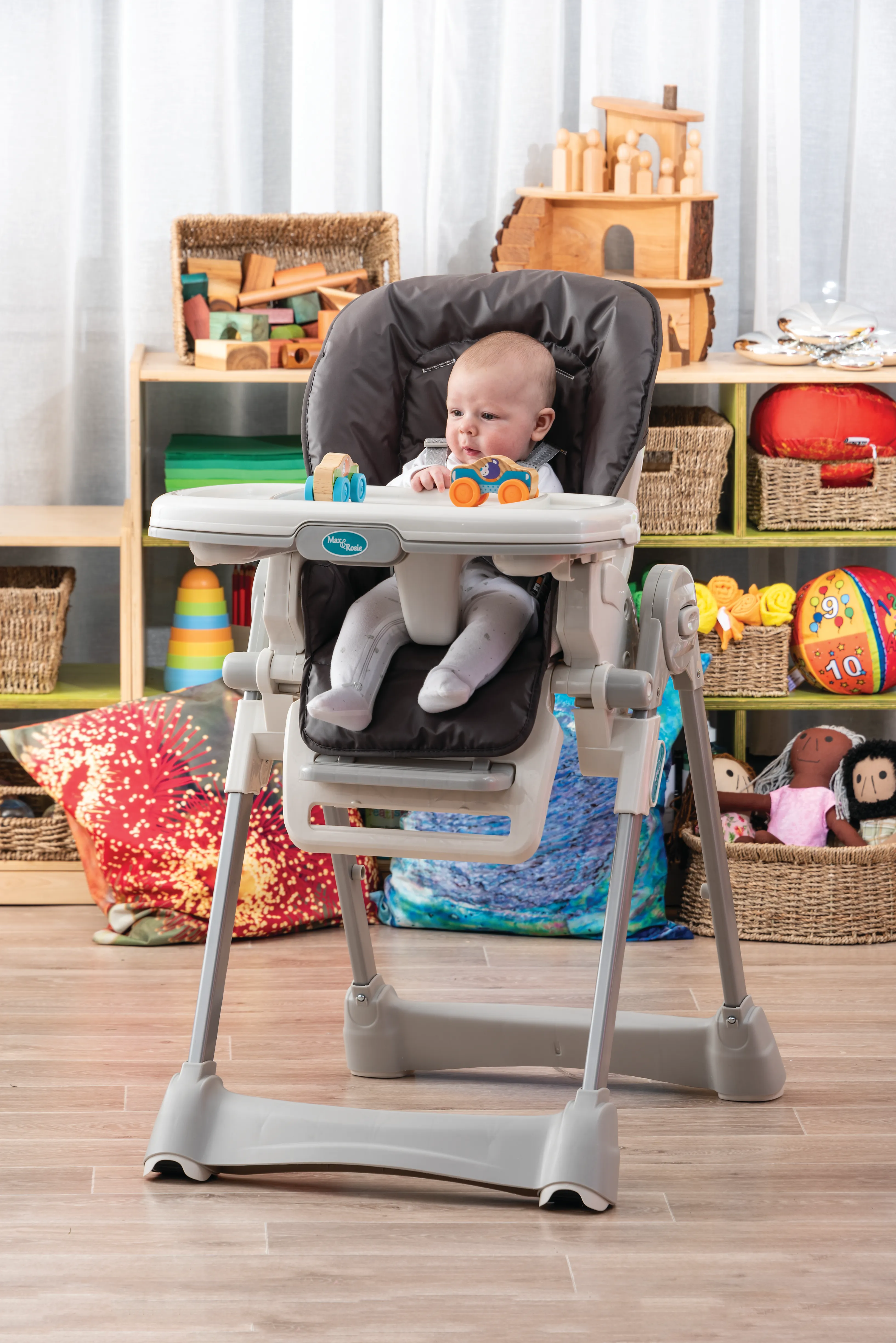 Daycare Furniture High Chairs Gray High Chair Shields Childcare
