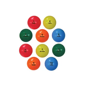 Number Balls 20cm Set of 10