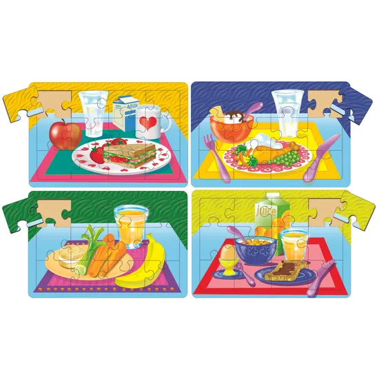 Tuzzles Meal Time Set of 4 Puzzles