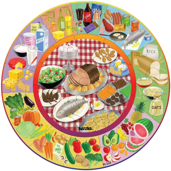 Healthy Eating Floor Puzzle