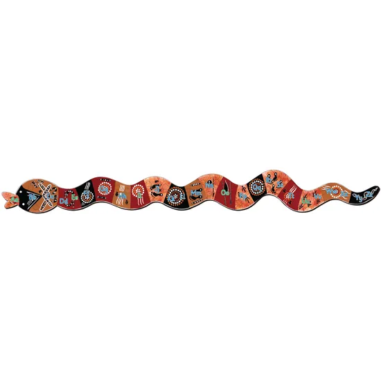 Tuzzles Aboriginal Art Alphabet Serpent Floor Puzzle 20 Pieces