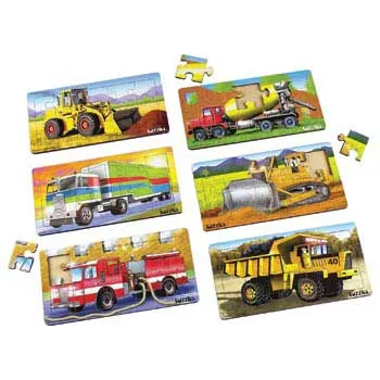 Tuzzles Vehicle Puzzle Set of 6