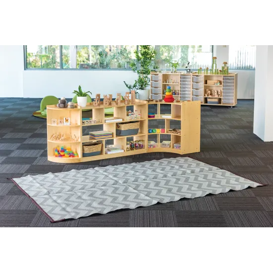 Chevron Recycled Outdoor Mat - 300 (L) x 180 (W) cm