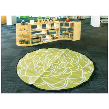 MTA Spaces - Mandala Recycled Outdoor Mat - 180 cm (dia.)