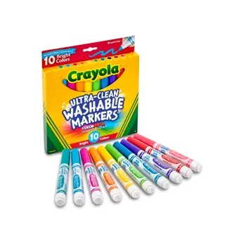 Crayola Bright Broadline Markers - Pack of 10