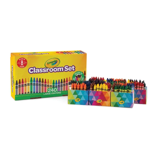 Crayola Crayons Classroom Set – Box of 240 - MTA Catalogue